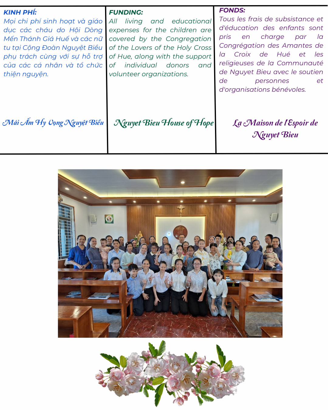 Đôi Nét Về Mái Ấm Hy Vọng Nguyệt Biều - About Nguyet Bieu House Of Hope ...
