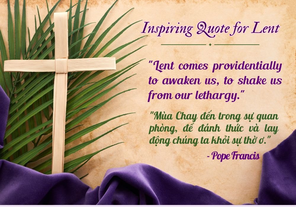 40 Inspirational Quotes for Lent_ Quote 11 - Hội Dòng Mến Thánh Giá Huế