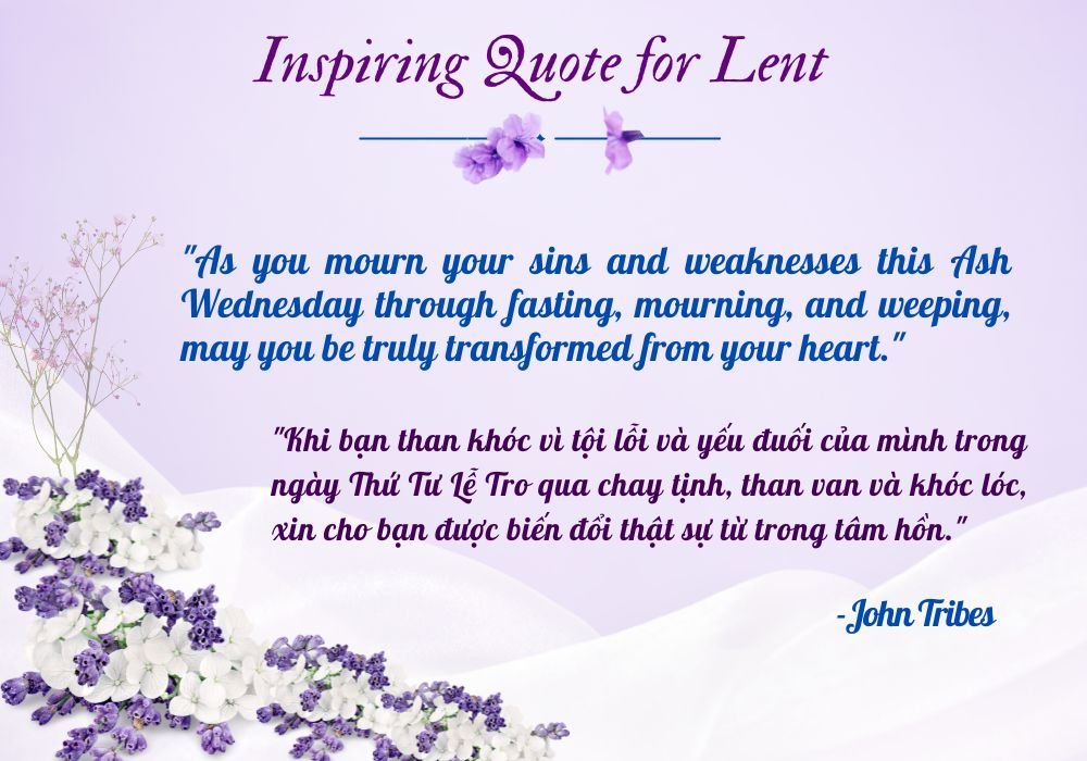 40 Inspirational Quotes for Lent_ Quote 25 - Hội Dòng Mến Thánh Giá Huế