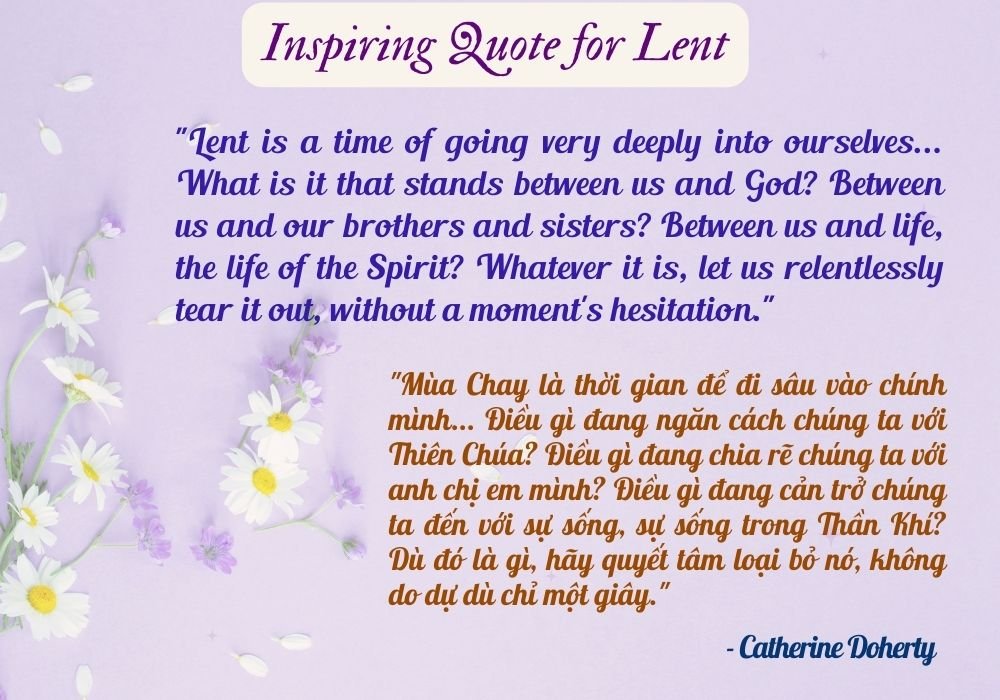 40 Inspirational Quotes for Lent_ Quote 4 - Hội Dòng Mến Thánh Giá Huế