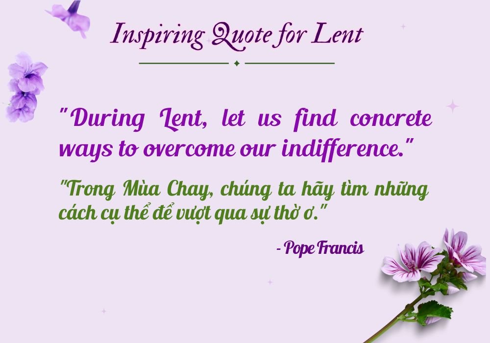 40 Inspirational Quotes for Lent_ Quote 9 - Hội Dòng Mến Thánh Giá Huế
