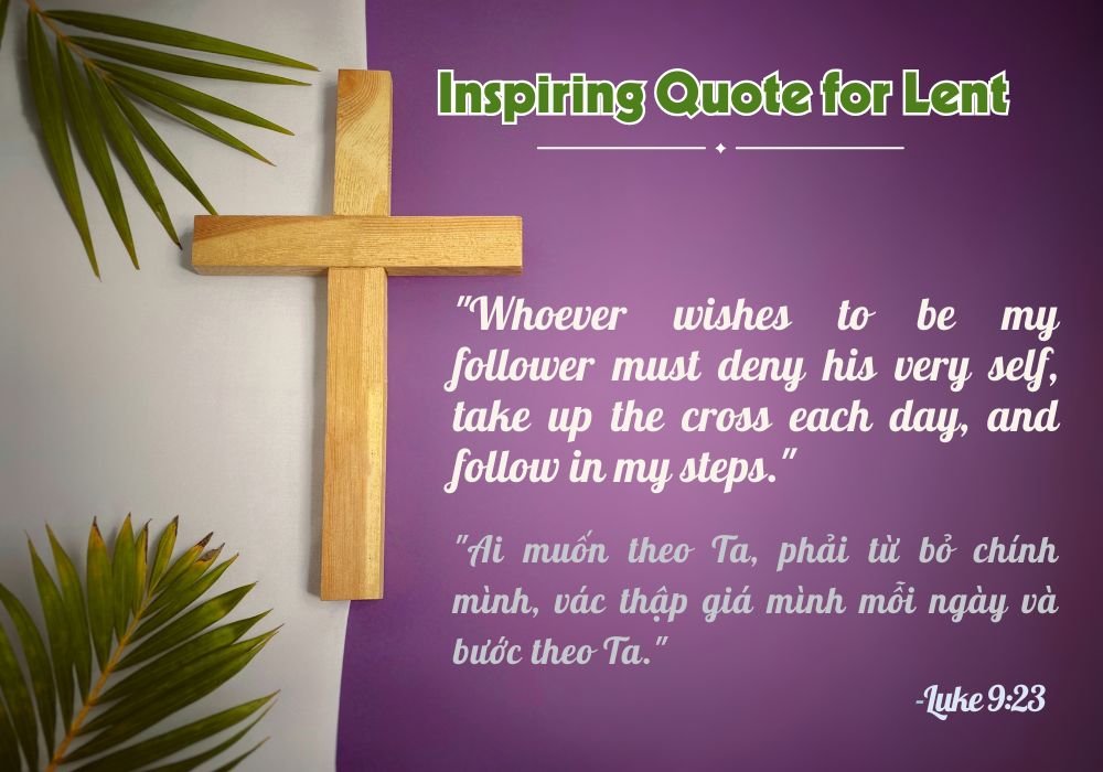 40 Inspirational Quotes for Lent_ Quote 29 - Hội Dòng Mến Thánh Giá Huế