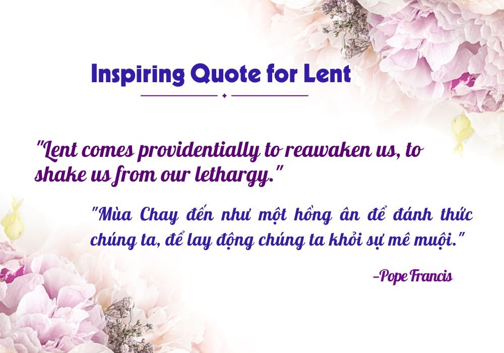 40 Inspirational Quotes for Lent_ Quote 32 - Hội Dòng Mến Thánh Giá Huế