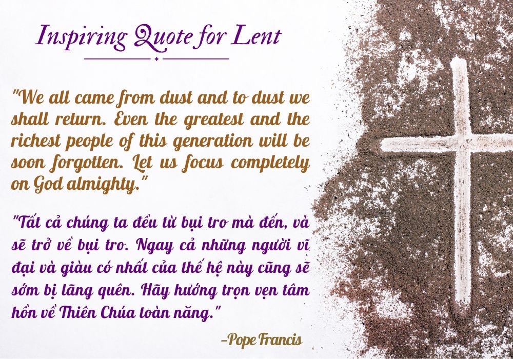 40 Inspirational Quotes for Lent_ Quote 33 - Hội Dòng Mến Thánh Giá Huế