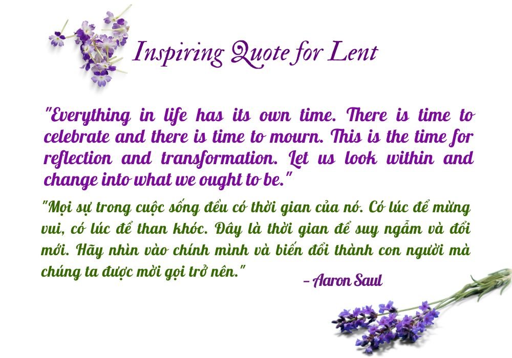 40 Inspirational Quotes for Lent_ Quote 37 - Hội Dòng Mến Thánh Giá Huế
