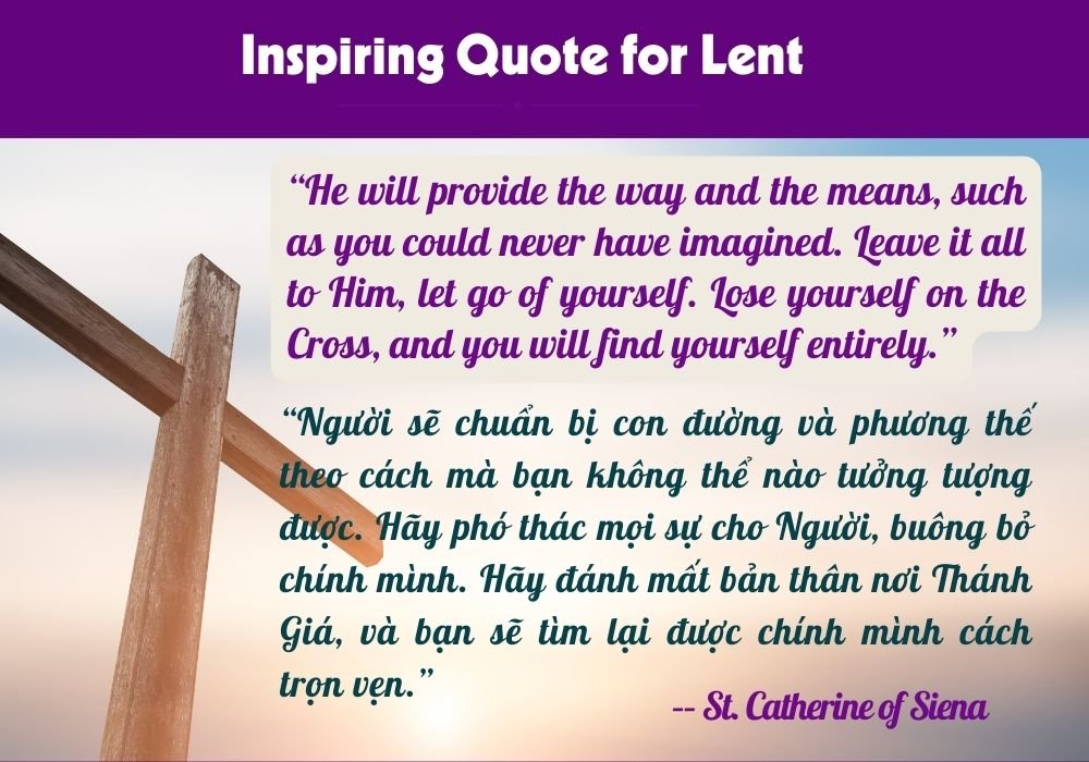 40 Inspirational Quotes for Lent_ Quote 39 - Hội Dòng Mến Thánh Giá Huế